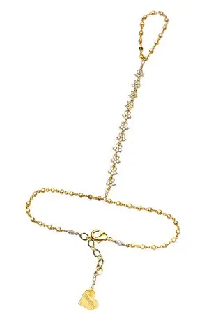 VIDAKUSH Twinkle Flower Hand Chain - Gold