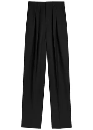 Women's Black Wool Pants