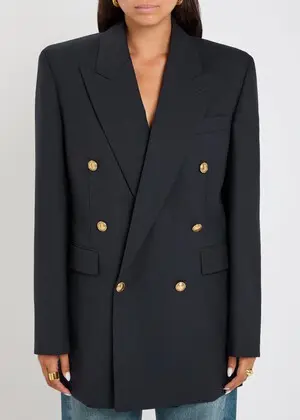 Saint Laurent Double-breasted Wool Blazer
