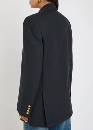 Saint Laurent Double-breasted Wool Blazer