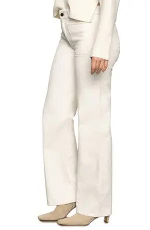 Sanctuary Cotton Corduroy Pants - Chalk