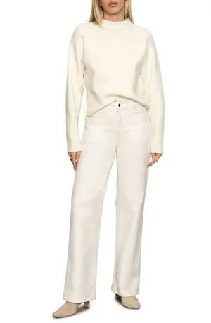 Sanctuary Cotton Corduroy Pants - Chalk