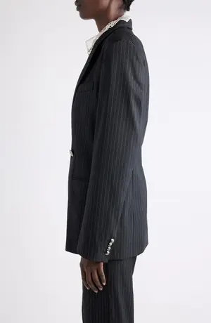 Isabel Marant Nahia Pinstripe Wool-blend Blazer