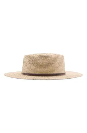 Mango Straw Sun Hat - Beige