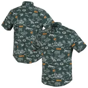 Reyn Spooner Bay Packers Kekai Performance Button-down Shirt - Green