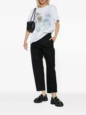 Max Mara Floral-print Relaxed Fit T-shirt