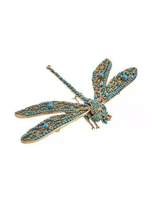 KENNETH JAY LANE Dragonfly Pin - Gold