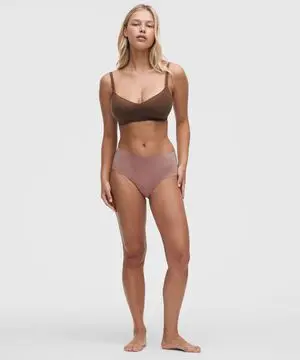 Lululemon Wundermost Adjustable T-shirt Bra - Java