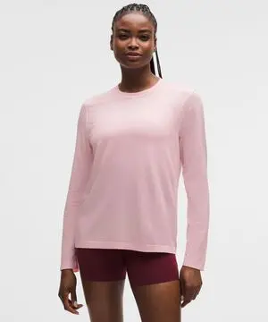 Lululemon Relaxed Long-sleeve Shirt - Pink Pearl/pink Pearl
