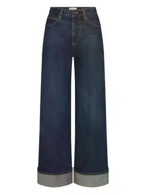FRAME Five-pocket Jeans With Cuffed Hems