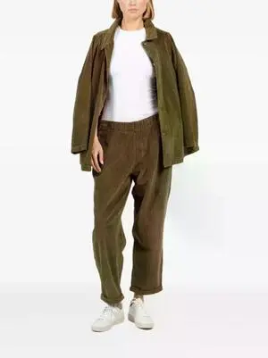 Labo.art Elasticated-waist Corduroy Trousers