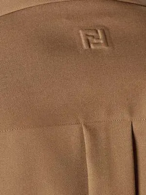 Fendi Wool Gabardine Shirt