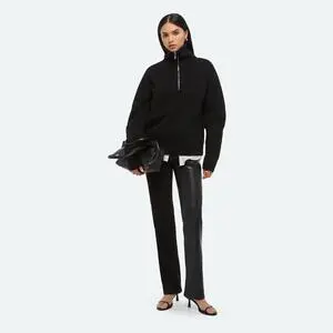 Helmut Lang Apex Quarter-zip Sweater - Black
