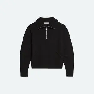 Helmut Lang Apex Quarter-zip Sweater - Black