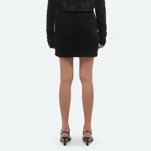 Helmut Lang Sweater Mini Skirt - Black