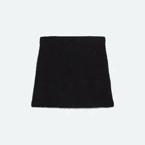 Helmut Lang Sweater Mini Skirt - Black