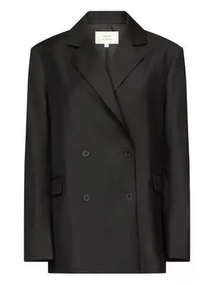 Loulou De Saison Double-breasted Blazer With Notched Lapels