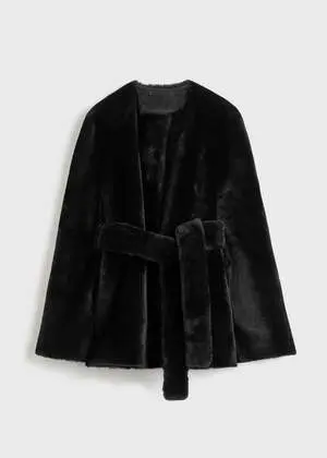 TOTEME Shearling Runway Jacket - Black