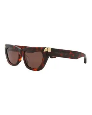 Alexander McQueen Cat Eye Sunglasses - Havana Havana Brown (am0440sa/30015178/003)