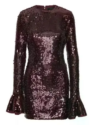 ROTATE BY BIRGER CHRISTENSEN Sequin-embellished Mini Dress