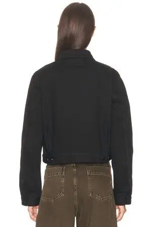 LEMAIRE Cropped Jacket - Black