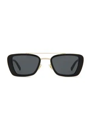 Saint Laurent Rectangular Sunglasses - Black