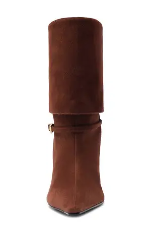 Schutz Rudy Stiletto Boot - Root Brown
