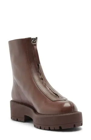 Schutz Farrah Moto Boot - Root Brown