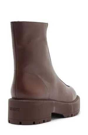 Schutz Farrah Moto Boot - Root Brown