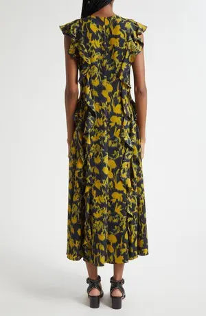 Ulla Johnson Flo Ruffle Maxi Dress