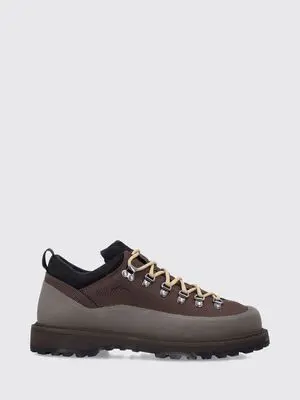 Diemme Lace-up Ankle Boots In Mesh With Padded Ankle And Rubber Sole - Brown