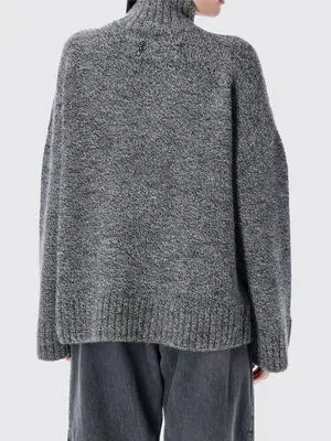 JW Anderson Ribbed High Neck Sweater - Grey