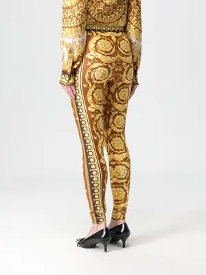 Versace Printed Pants - Brown