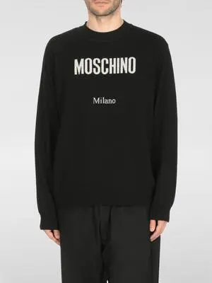 Moschino Crew Neck Sweater - Black
