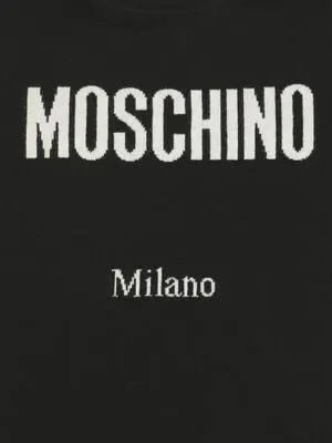 Moschino Crew Neck Sweater - Black