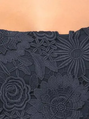 ROTATE BY BIRGER CHRISTENSEN Lace Mini Dress - Blue