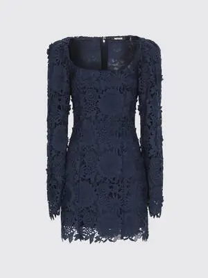 ROTATE BY BIRGER CHRISTENSEN Lace Mini Dress - Blue