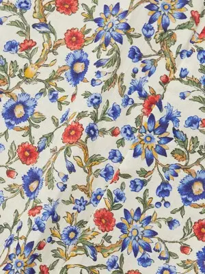 DÔEN Rhodia Floral-print Organic Cotton-voile Midi Dress
