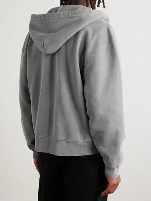Our Legacy Rascal Cotton-jersey Zip-up Hoodie - Gray