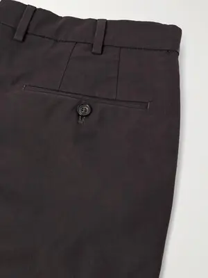 Loro Piana Carlo Hyannis Tapered Cotton-blend Trousers