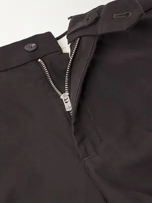Loro Piana Carlo Hyannis Tapered Cotton-blend Trousers