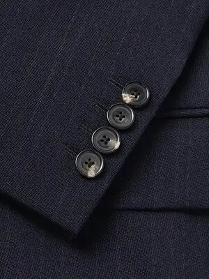 Loro Piana International Pinstriped Virgin Wool Suit