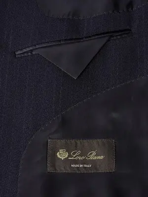 Loro Piana International Pinstriped Virgin Wool Suit