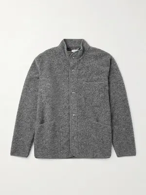 Hartford Jock Wool-blend Bouclé Bomber Jacket