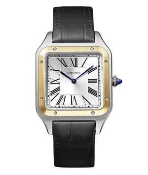 CARTIER Santos-dumont Extra-large Hand-wound 46.6mm Watch - Silver