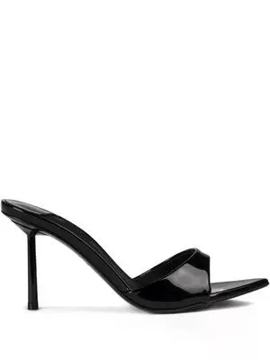 LE SILLA 80mm Bella Patent Leather Sandals - Black