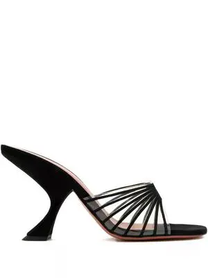 Women's Amina Muaddi Black Sandals
