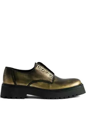Zadig&Voltaire Eyeleted Platform Derby Shoes