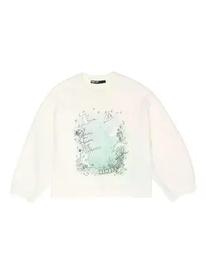 Bimba Y Lola Swan Print Sweatshirt - White