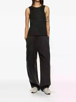 Bimba Y Lola Pleated Drawstring Trousers